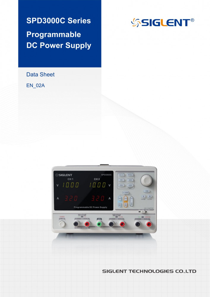 SPD3303C datasheet page 1