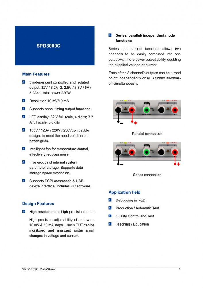 SPD3303C datasheet page 3