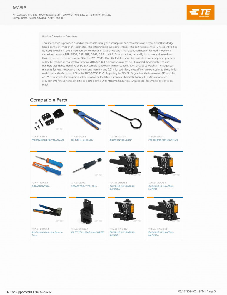 163085-9 technical document page 3
