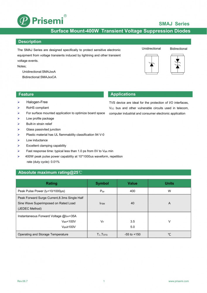 Technical document page 1