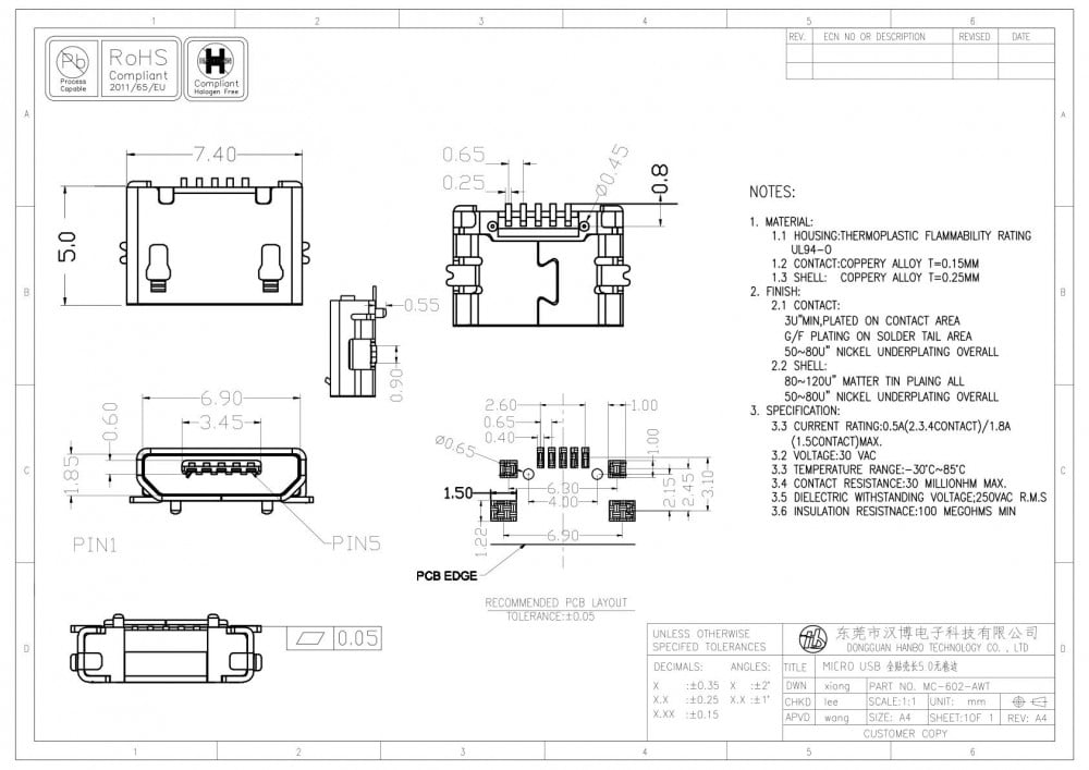 MC-602-AWT technical document preview