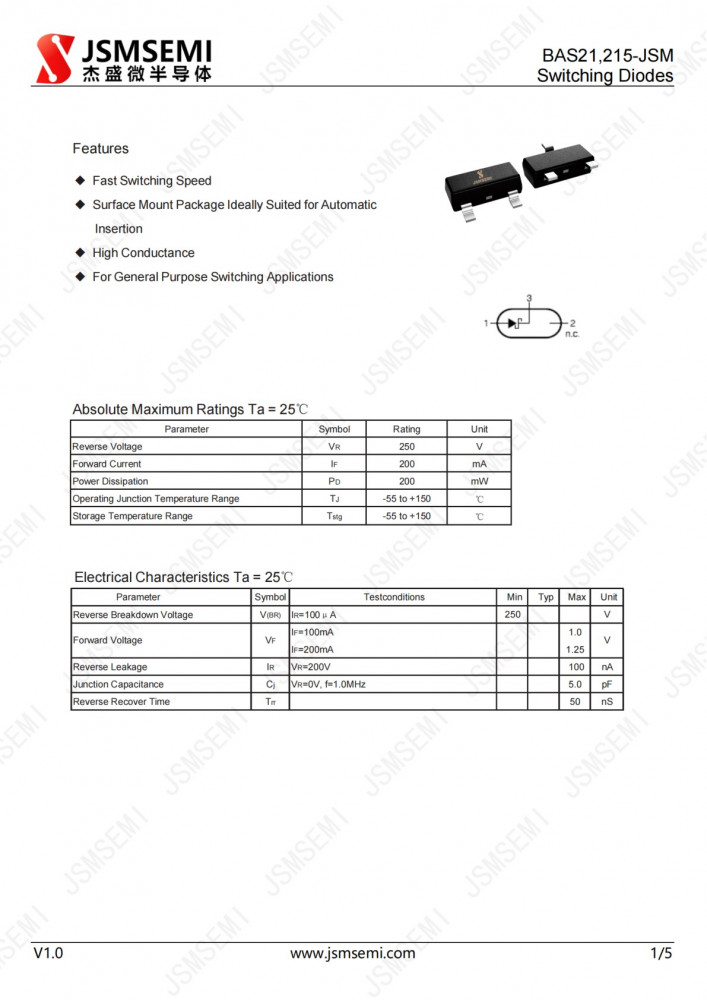 BAS21,215-JSM datasheet page 1