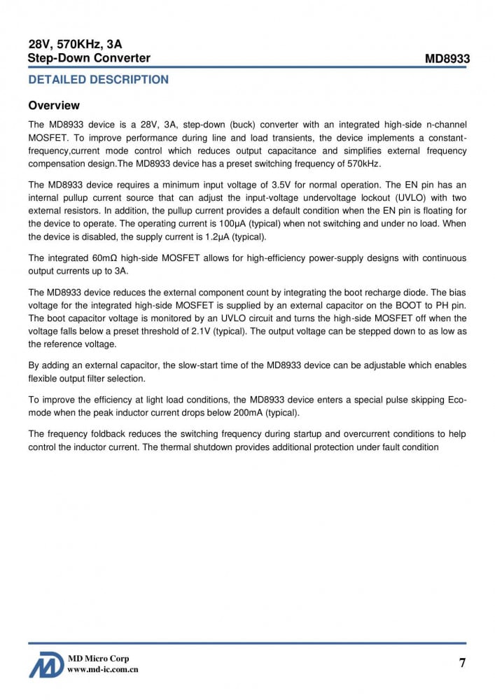 MD8933ESF4 datasheet page 7