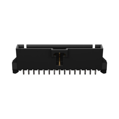 2.54mm Pitch SL Header, Single Row, 3.05mm Pocket, Vertical, Shrouded, with Press-Fit Plastic Peg, 15 Circuits, 0.38µm Gold (Au) Selective Plating, Tin (Sn) Tail Plating for sale