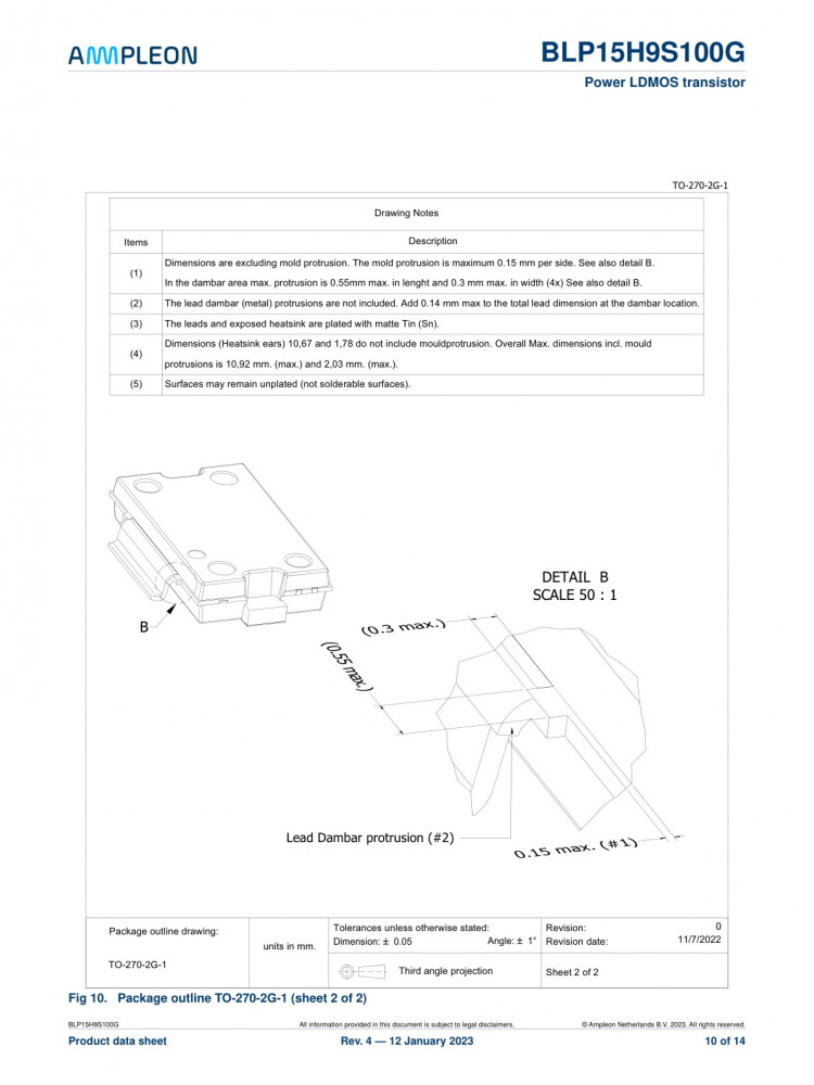 BLP15H9S100G datasheet page 10
