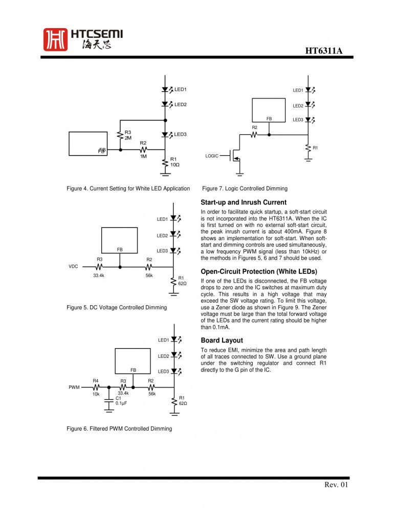 HT6311ARTZ datasheet page 6