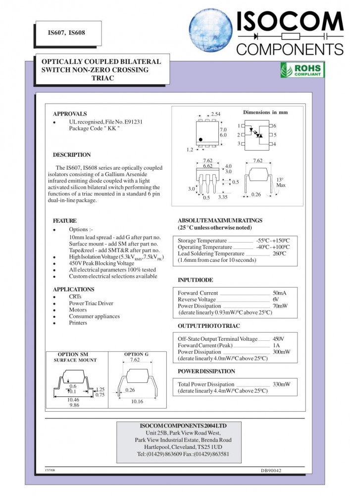 IS608 technical document page 1