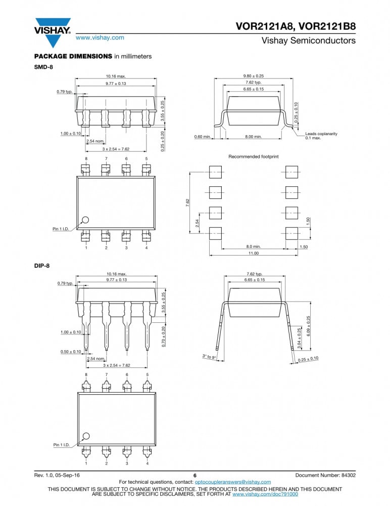 VOR2121A8 datasheet page 6