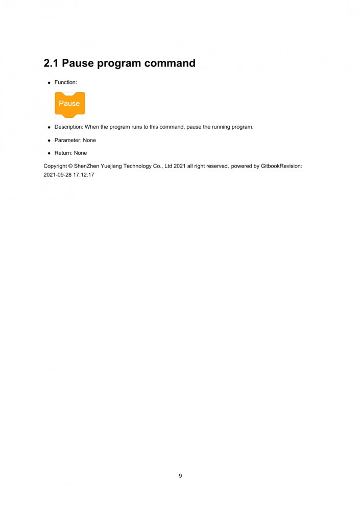 MG400 technical document preview, page 9