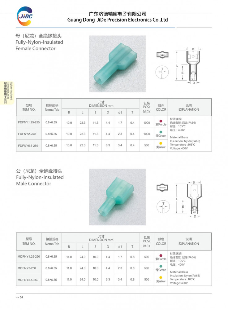 FLDNY5.5-250 technical document page 3