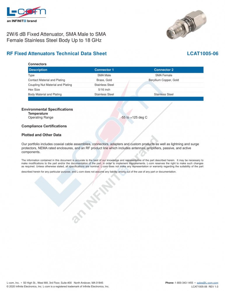 LCAT1005-06 datasheet page 2