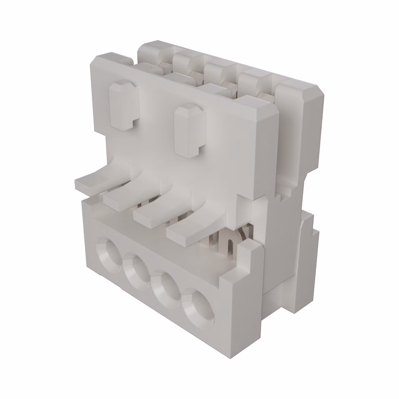 Appli-Mate RAST 2.5 IDT Housing, 2.50mm Pitch, Direct/Indirect, Female, 4 Circuits, Position Keys A, C and E Removed for sale