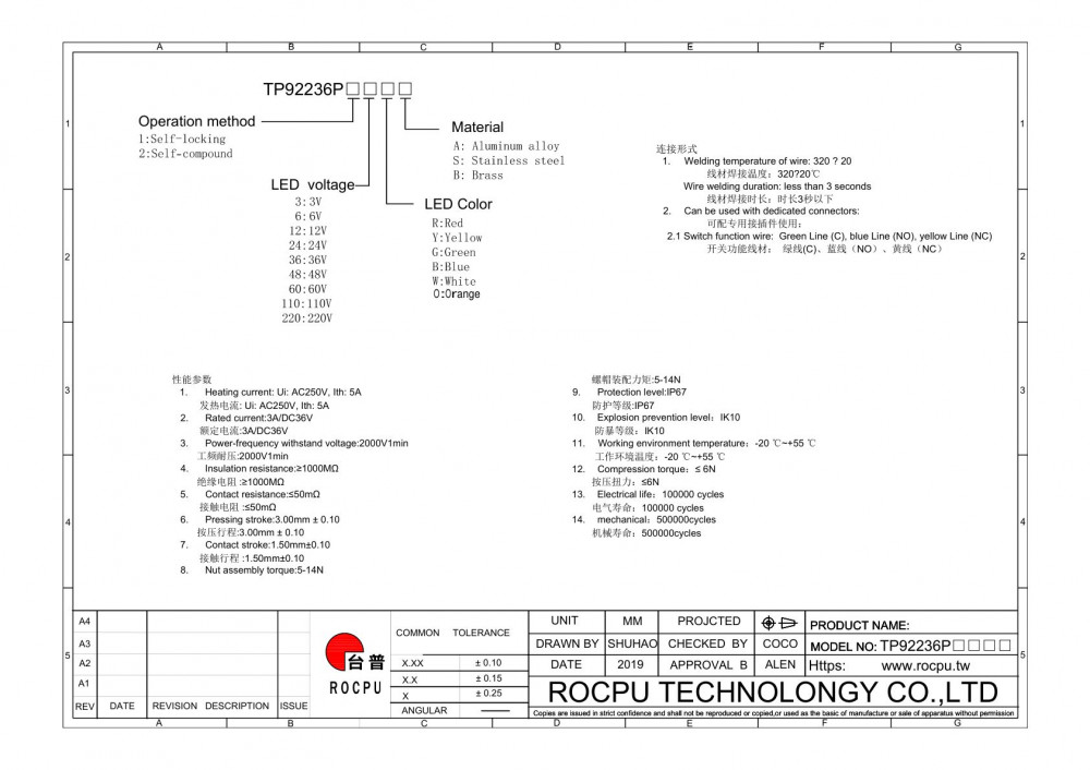 TP92236 technical document page 2