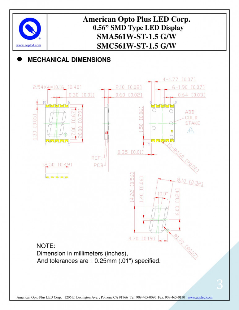 SMA561W-ST-1.5 G/W datasheet page 3