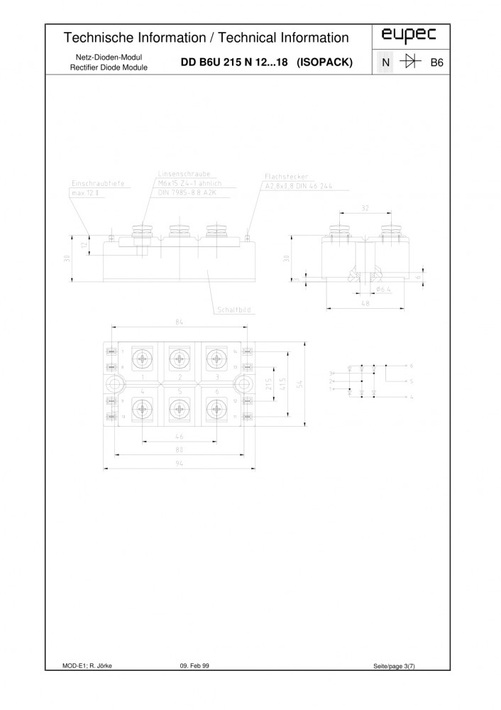 DDB6U215N16L technical document page 3