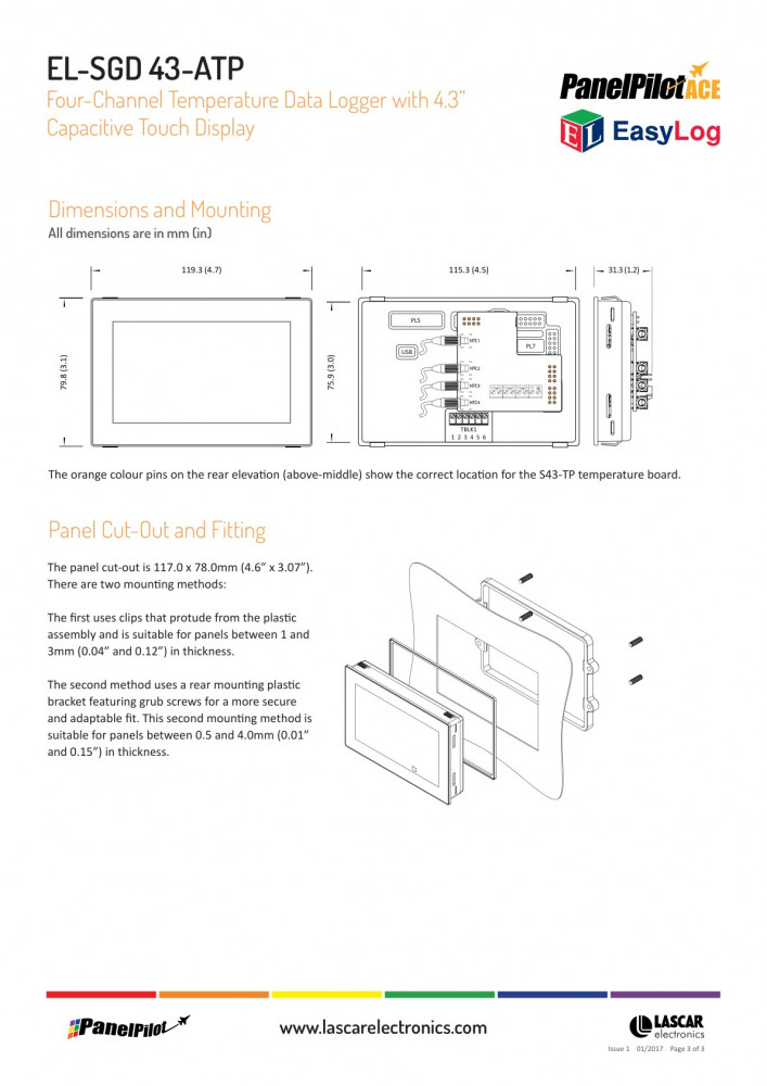 EL-SGD 43-ATP technical document page 3