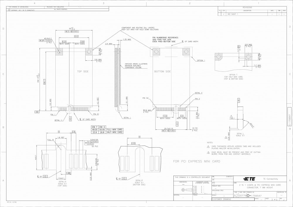 TE Connectivity 1759547-1 drawing sheet 3