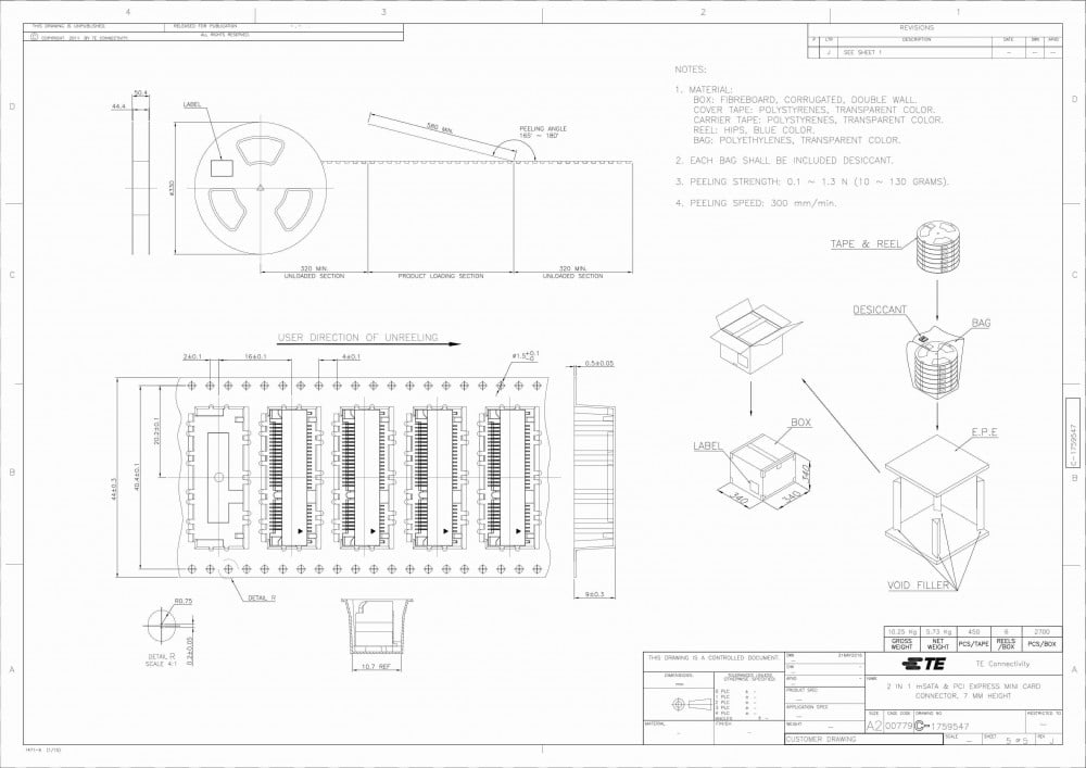 TE Connectivity 1759547-1 drawing sheet 5