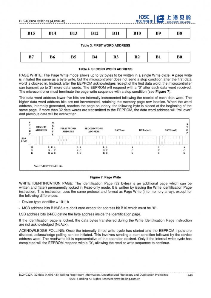 BL24C32A datasheet page 6