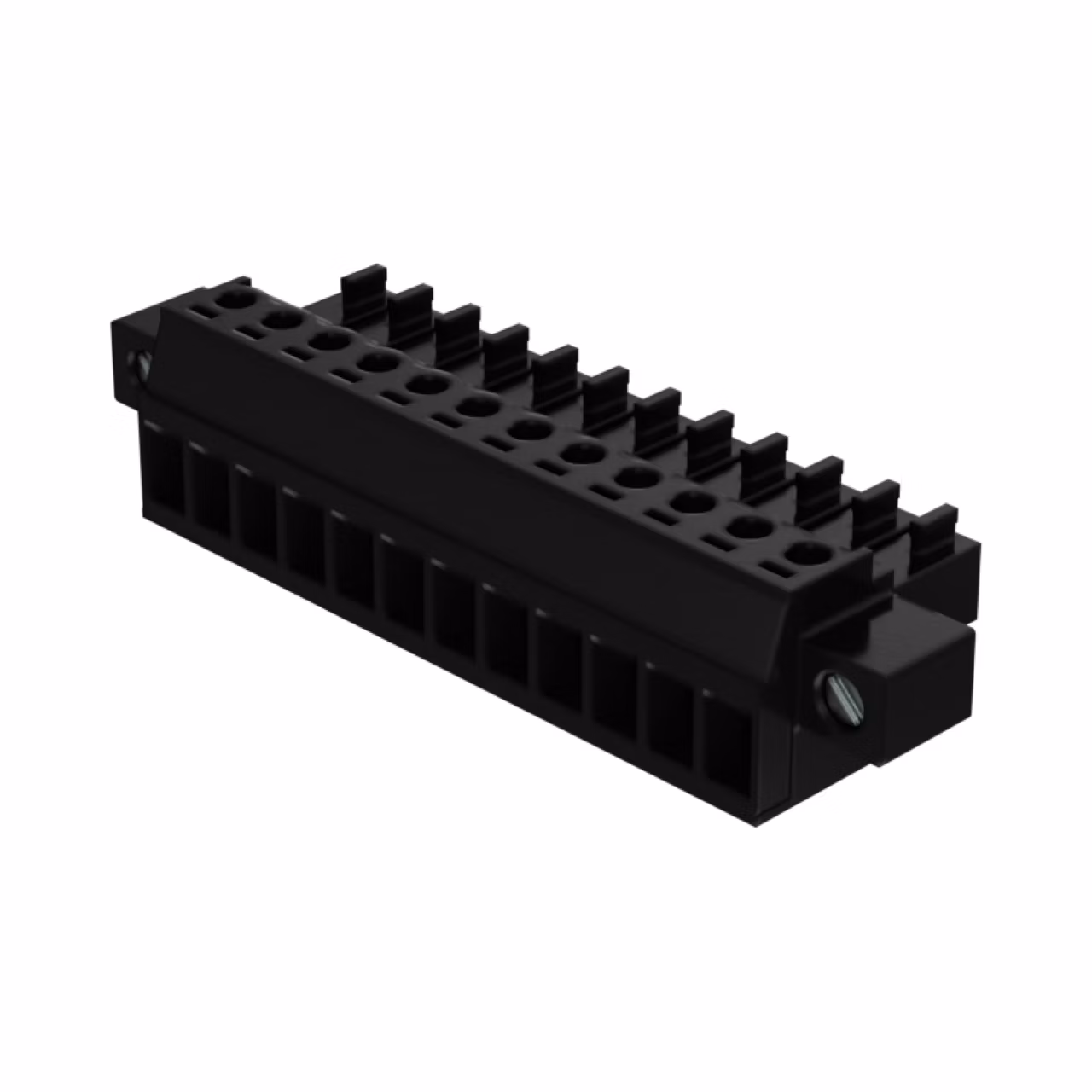 3.50mm Pitch Eurostyle Horizontal Plug, with Retention Screws, 12 Circuits for sale