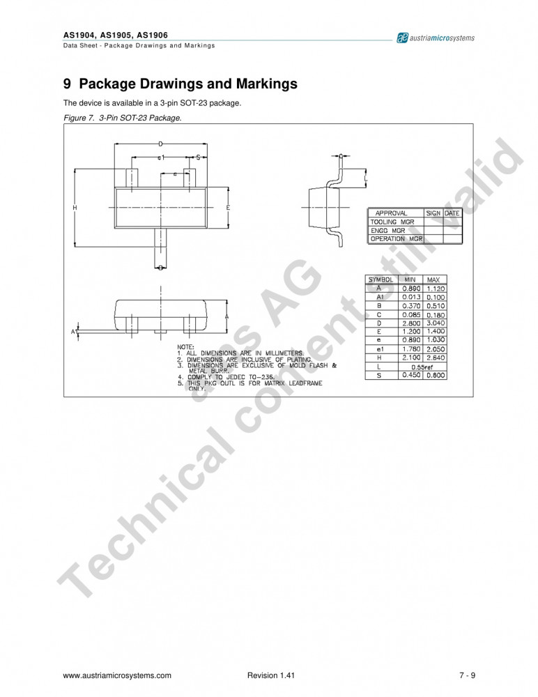 AS1904C31-T datasheet page 8