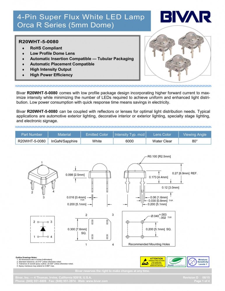 R20WHT-5-0080 datasheet page 1