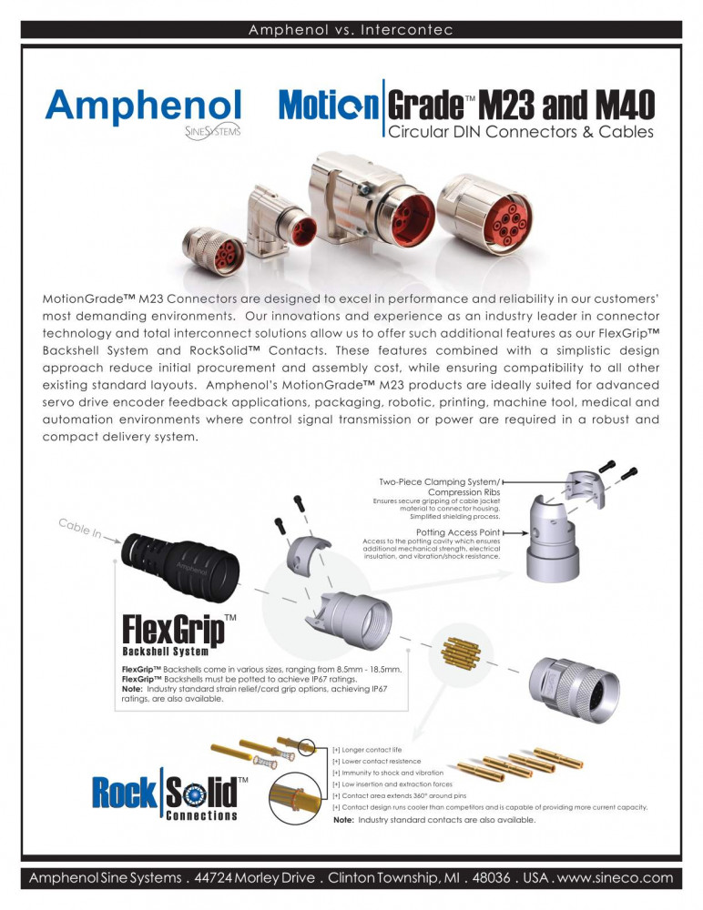 Amphenol SC000013 technical document page 1