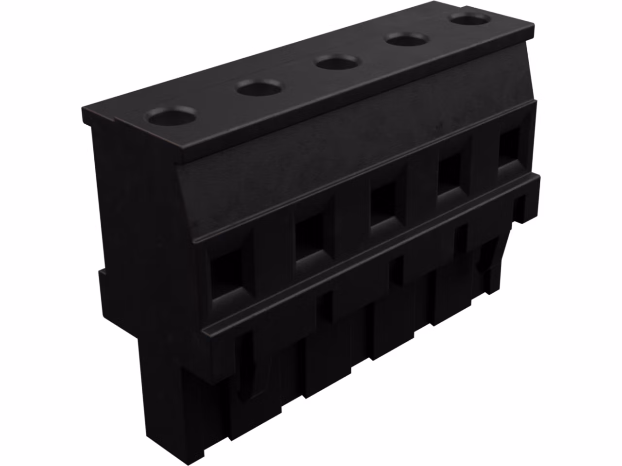 7.50mm Beau Eurostyle Pluggable Terminal Block, 270° Wire Entry, 5 Circuits for sale