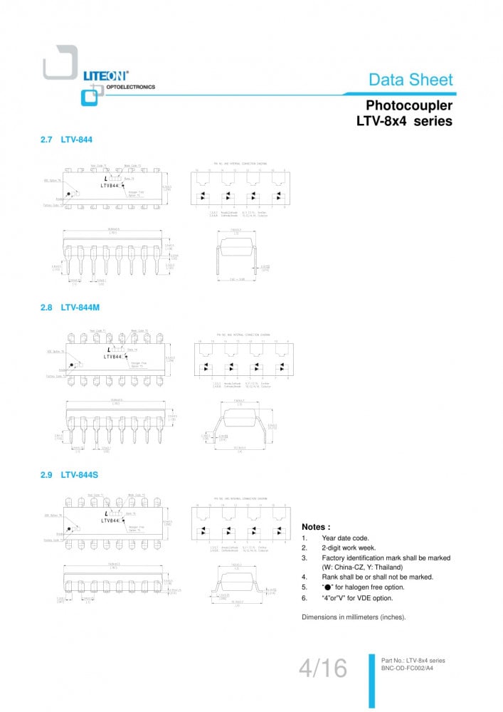 LTV-824S datasheet page 5