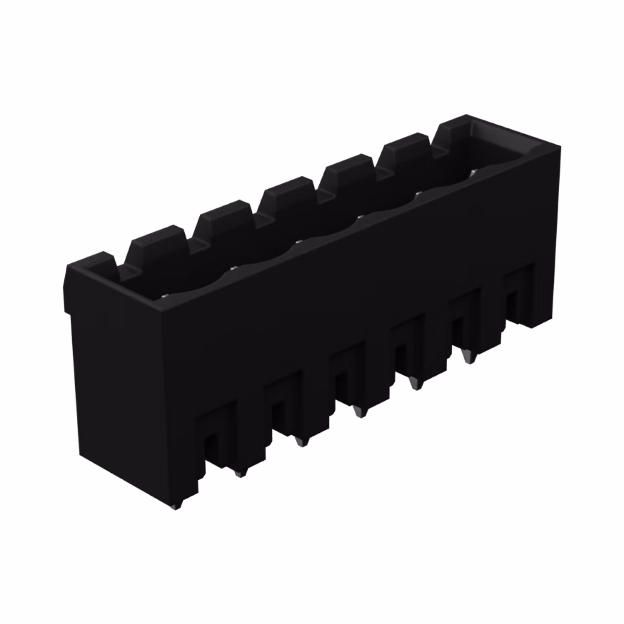 5.08mm Pitch Eurostyle Vertical PCB Header, Surface Mount Compatible, 6 Circuits for sale
