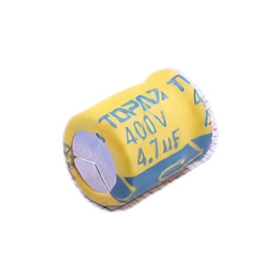 Guangdong TOPAZ Elec Tech ECRJ08124R7M401P00 Aluminum Electrolytic Capacitor