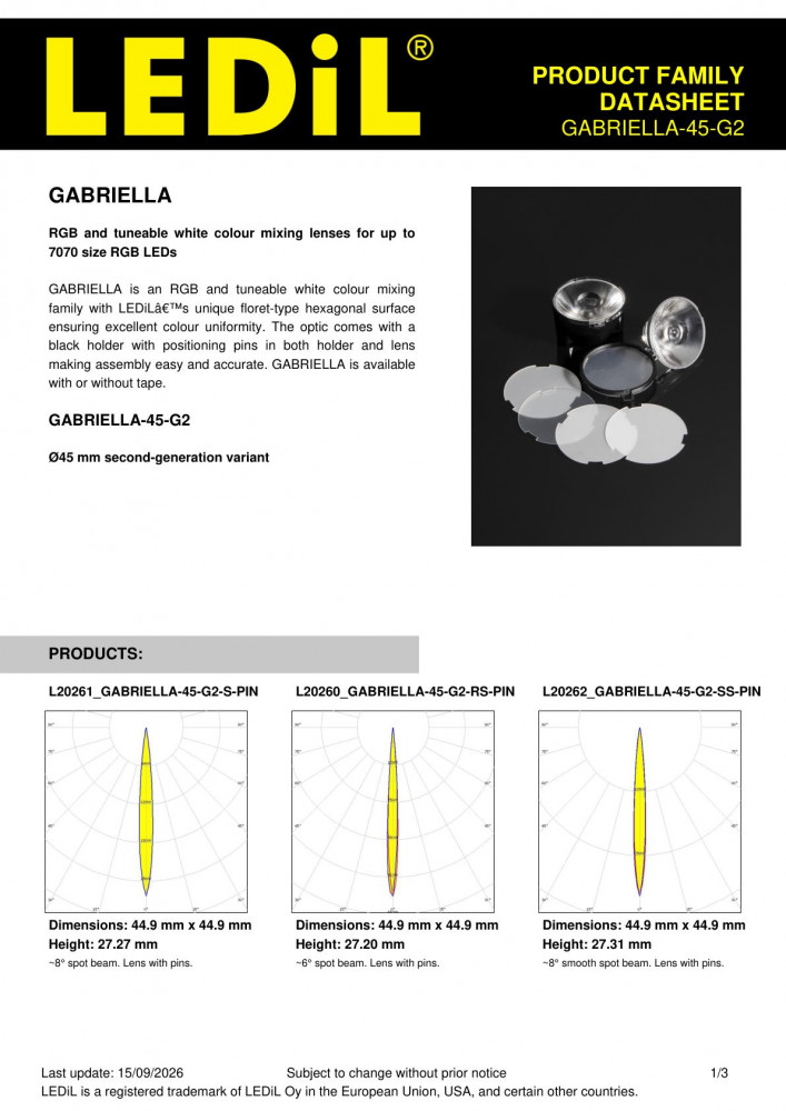 GABRIELLA-45-G2-RS-PIN product documentation image, page 1