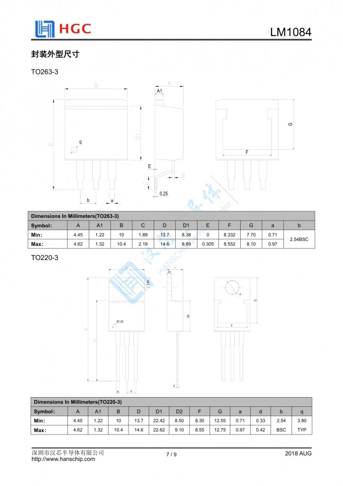 LM1084 datasheet page 7