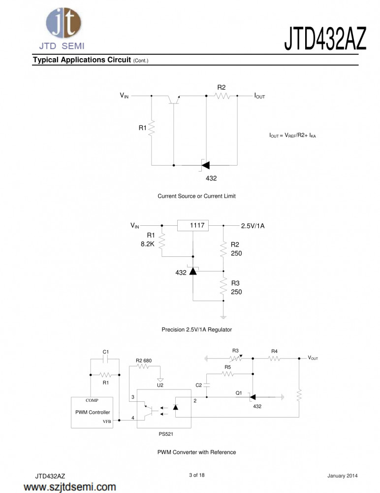 JTD432AZ datasheet page 3