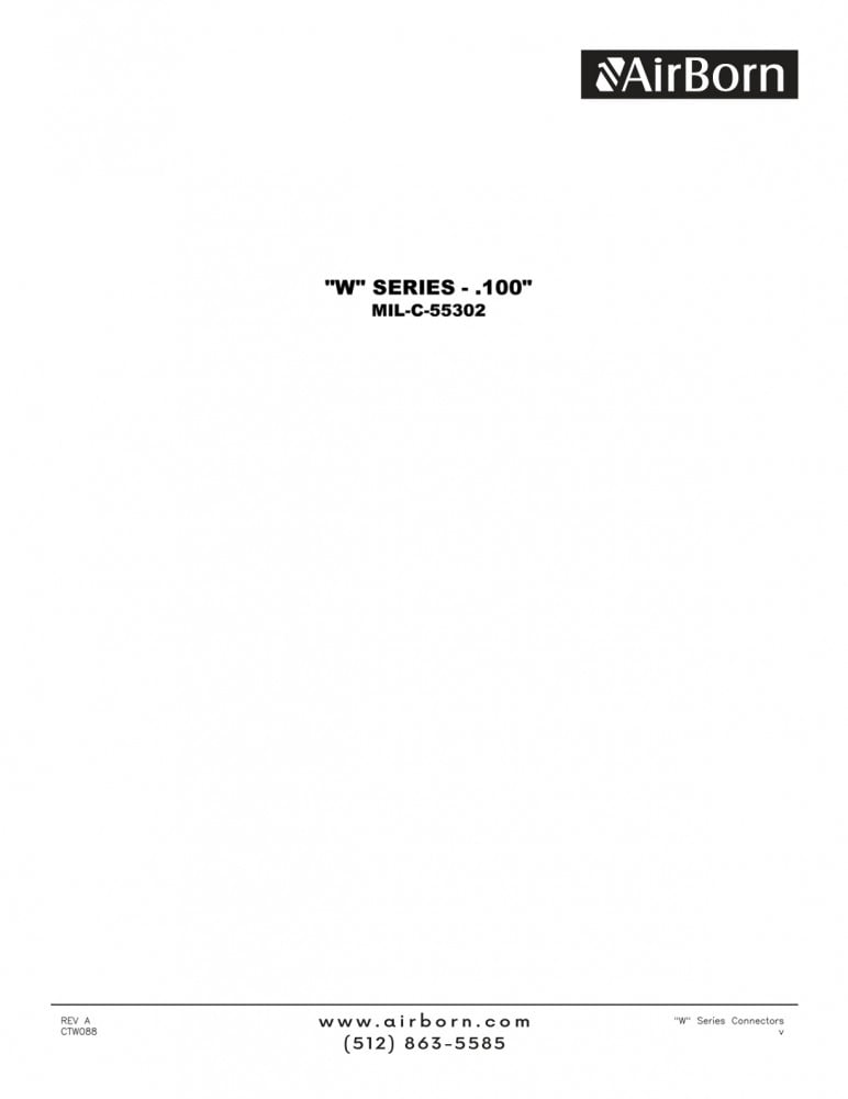 AirBorn W Series document page 10