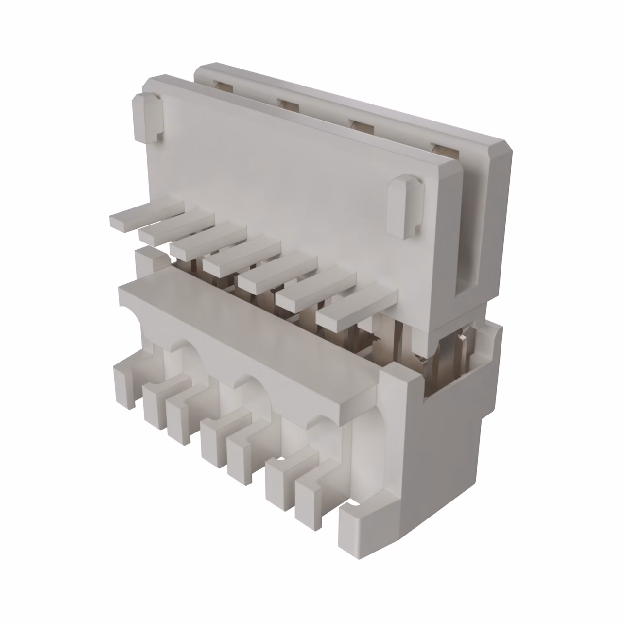 Appli-Mate RAST Power IDT Housing, 5.00mm Pitch, Direct/Indirect, Female, 4 Circuits, Code Keys B, C, D, E, F and G Removed, Open End Walls for sale