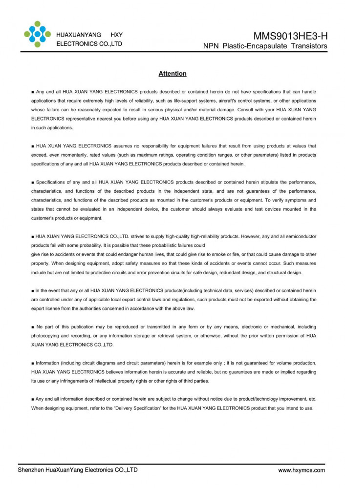 MMS9013HE3-H-HXY datasheet page 5