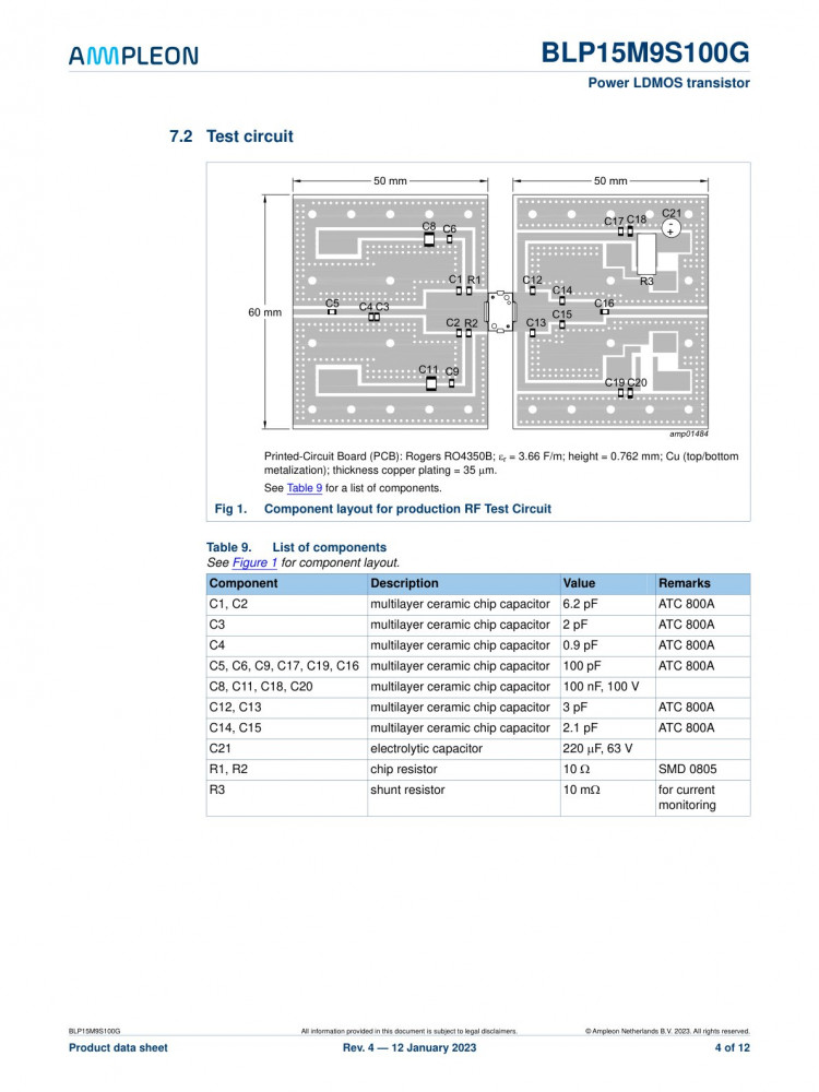 BLP15M9S100G datasheet page 4