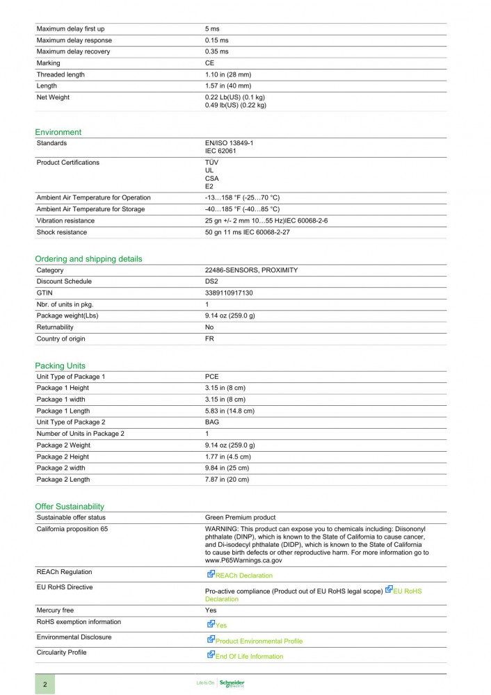 XS1N18PC410L1 documentation page 2