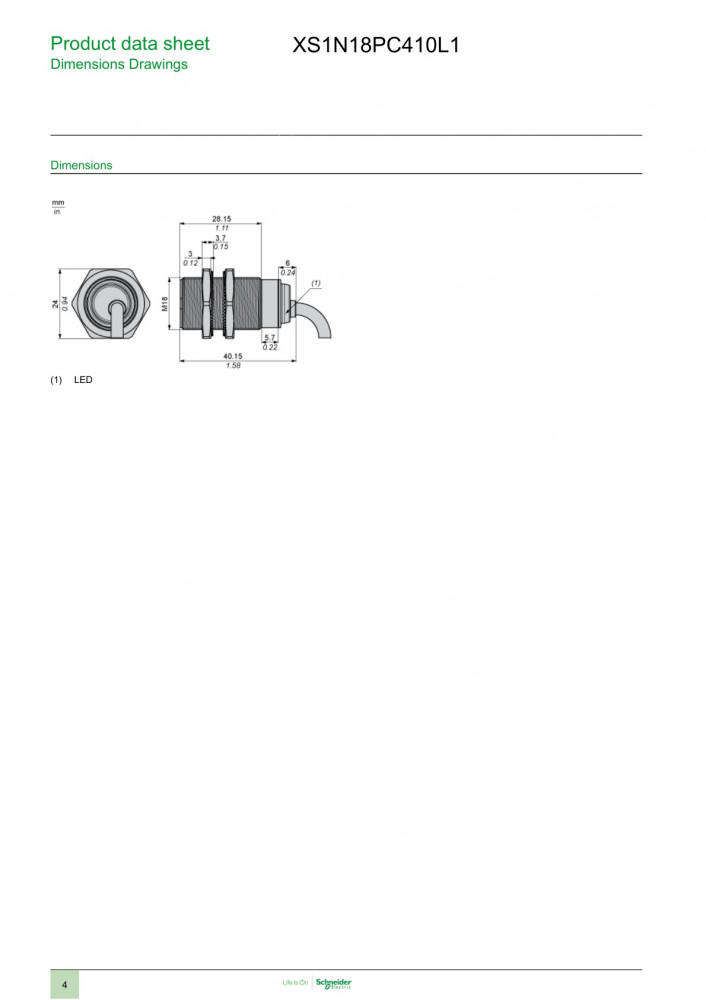 XS1N18PC410L1 documentation page 4