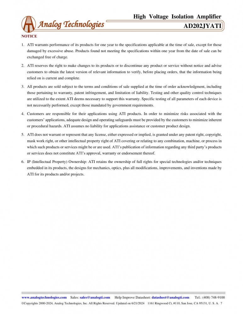 AD202JYATI datasheet page 7