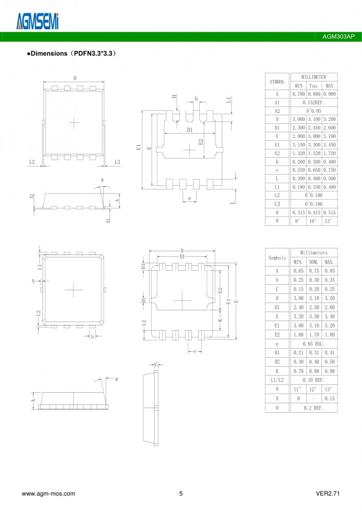 AGM303AP datasheet page 5