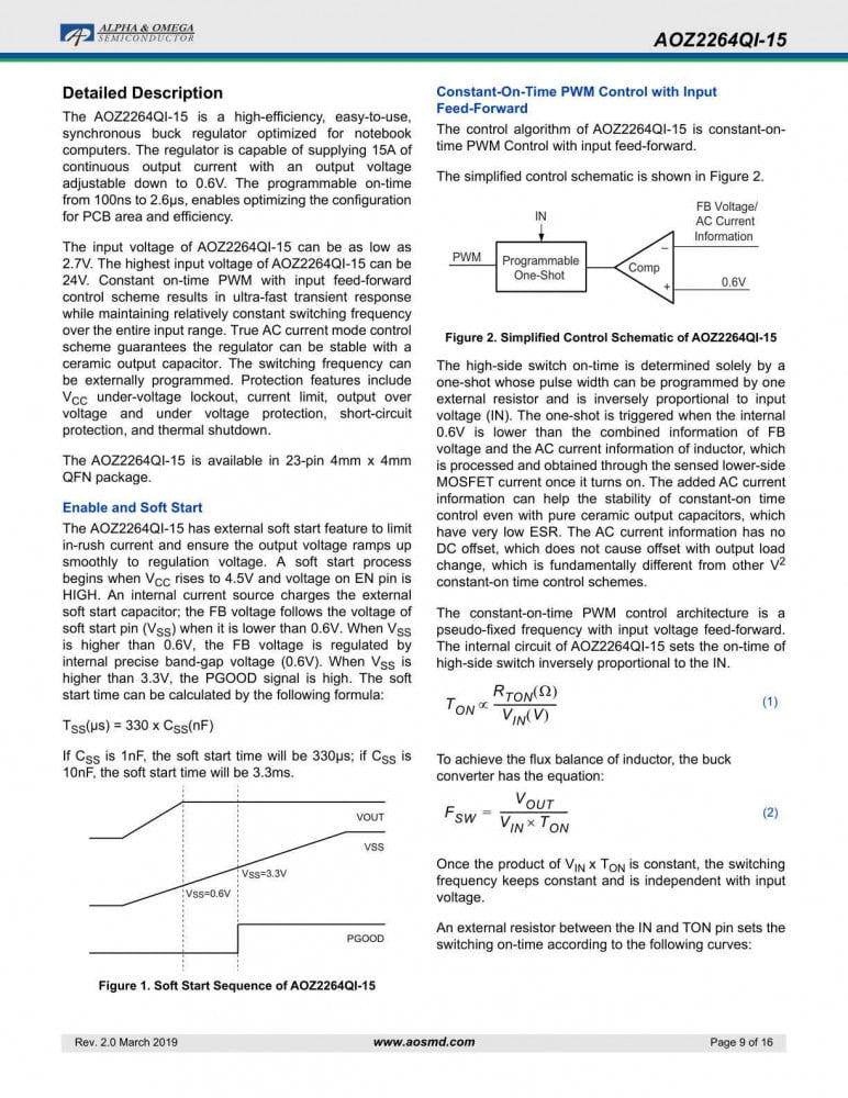 AOZ2264QI-15 datasheet page 9
