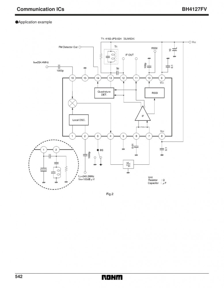 BH4127FV datasheet page 8