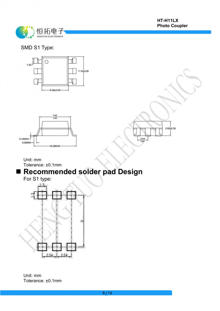 HT-H11L1 datasheet page 10