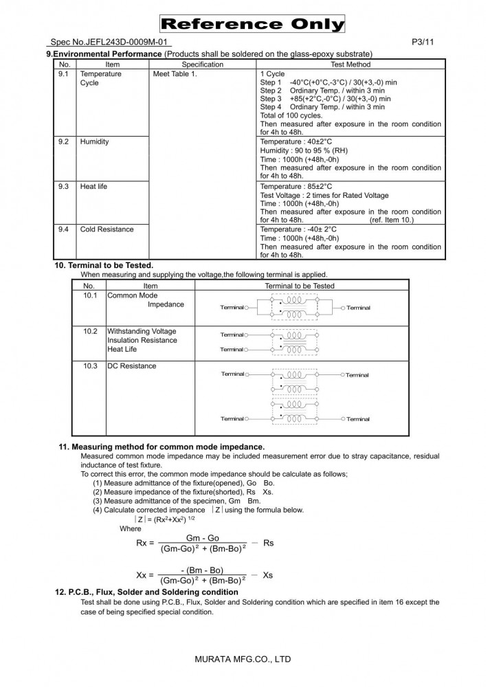 Murata specification page 3