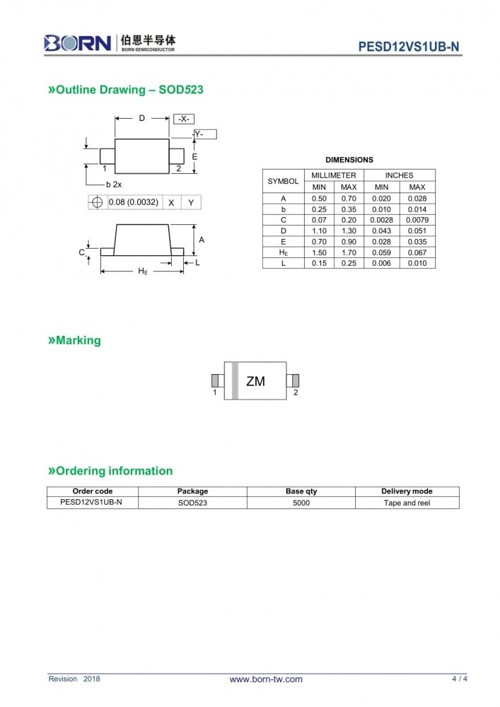 PESD12VS1UB-N datasheet page 4