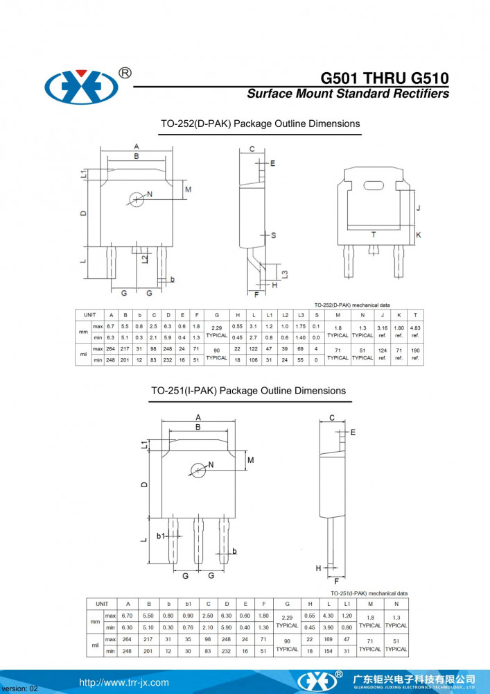 G510DS datasheet page 3