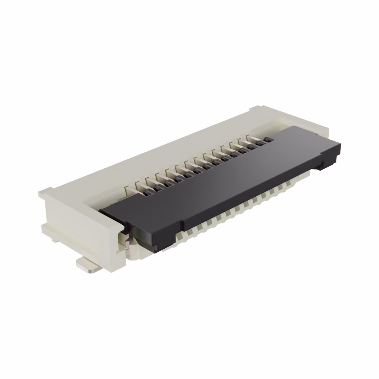 Easy-On FFC/FPC Connector, 0.50mm Pitch, 1.90mm Height, Single Bottom Contact (FS19), Right-Angle, Surface Mount, ZIF, 14 Circuits, Tin-Bismuth Plating for sale