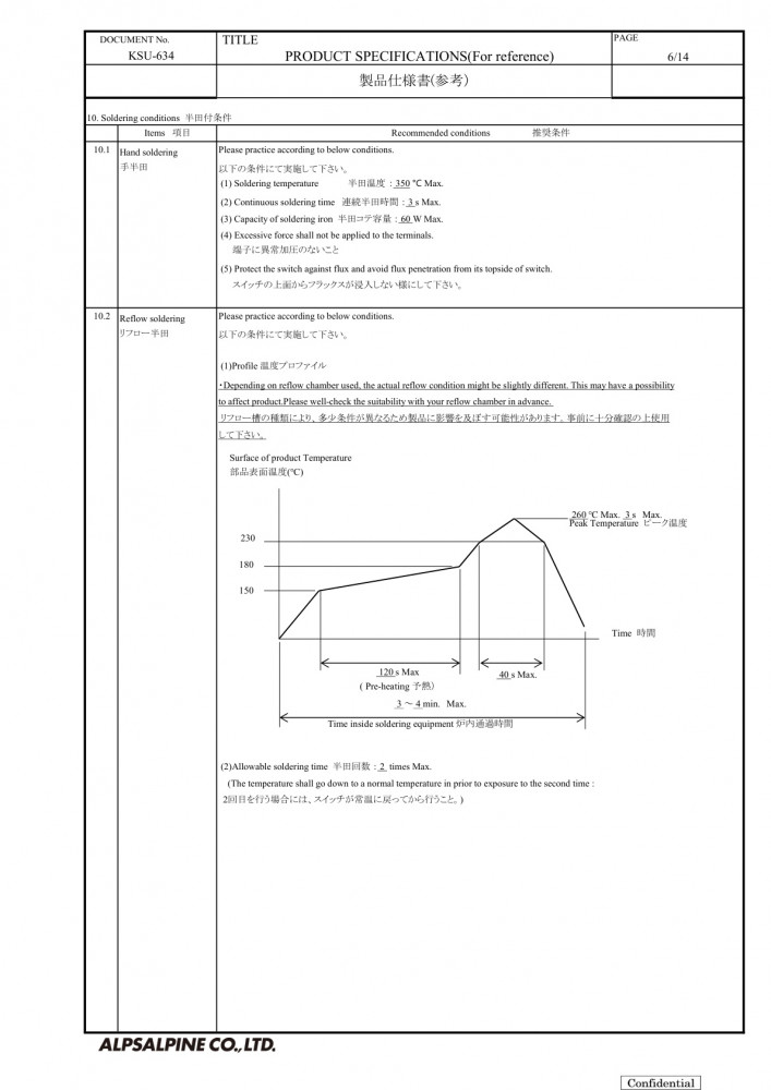 SKSUBDE010 specification page 6